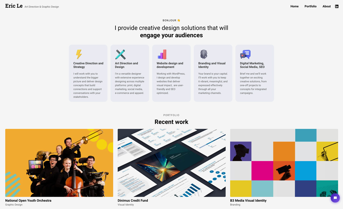 Eric Le - Art Direction and Graphic Design